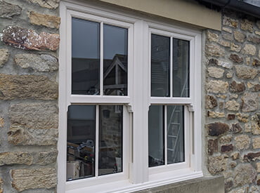 Cream Sliding Sash Project - Northumbrian Windows